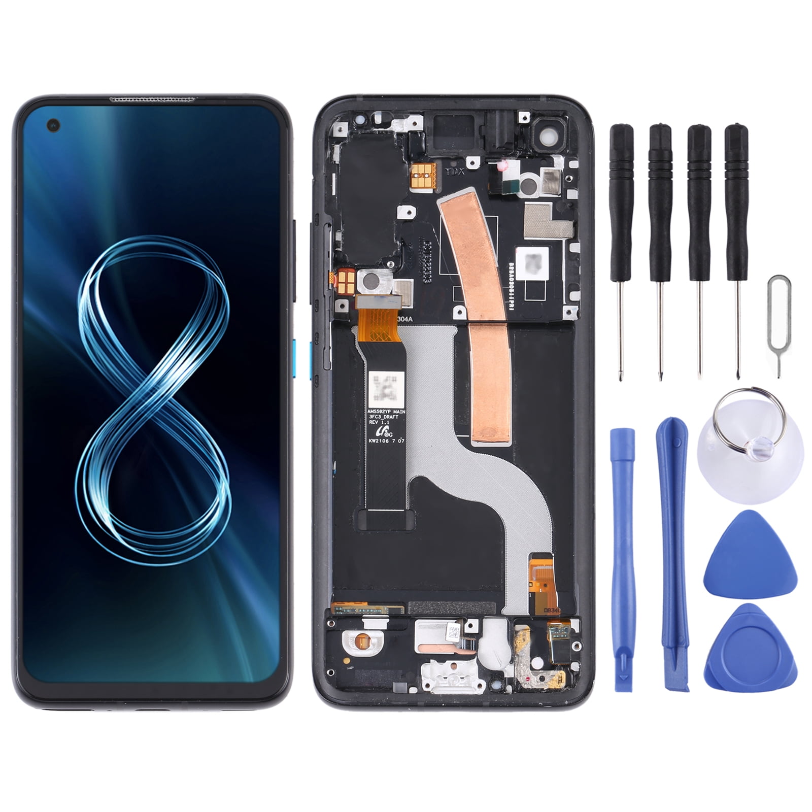 Cellphone Repair Parts Original AMOLED LCD Screen for Asus Zenfone 8 ...