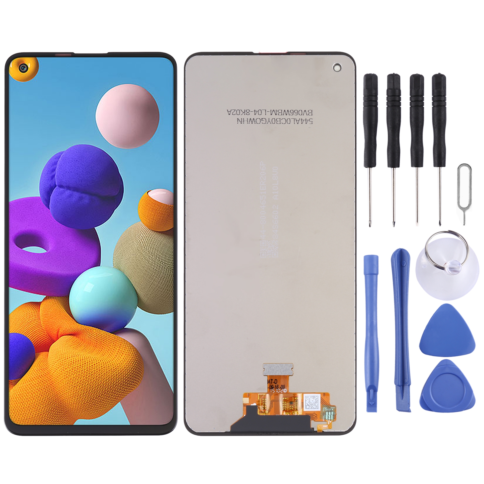 Cellphone Repair Parts Original LCD Screen and Digitizer Full Assembly for Samsung Galaxy A21s ...