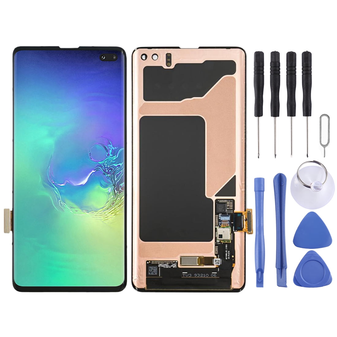 Cellphone Repair Parts Original Super AMOLED LCD Screen for Galaxy S10+ (Digitizer Full Assembly ...
