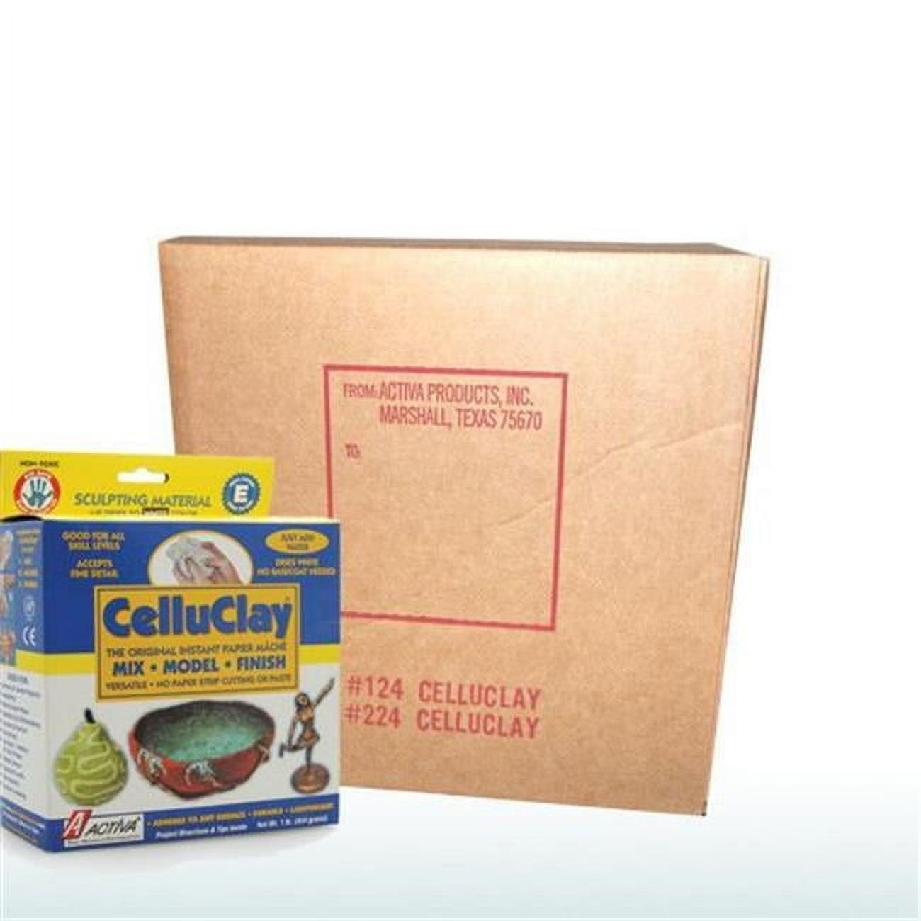 CelluClay Activa 24 lbs Sculpting Paper Mache, White - Walmart.com
