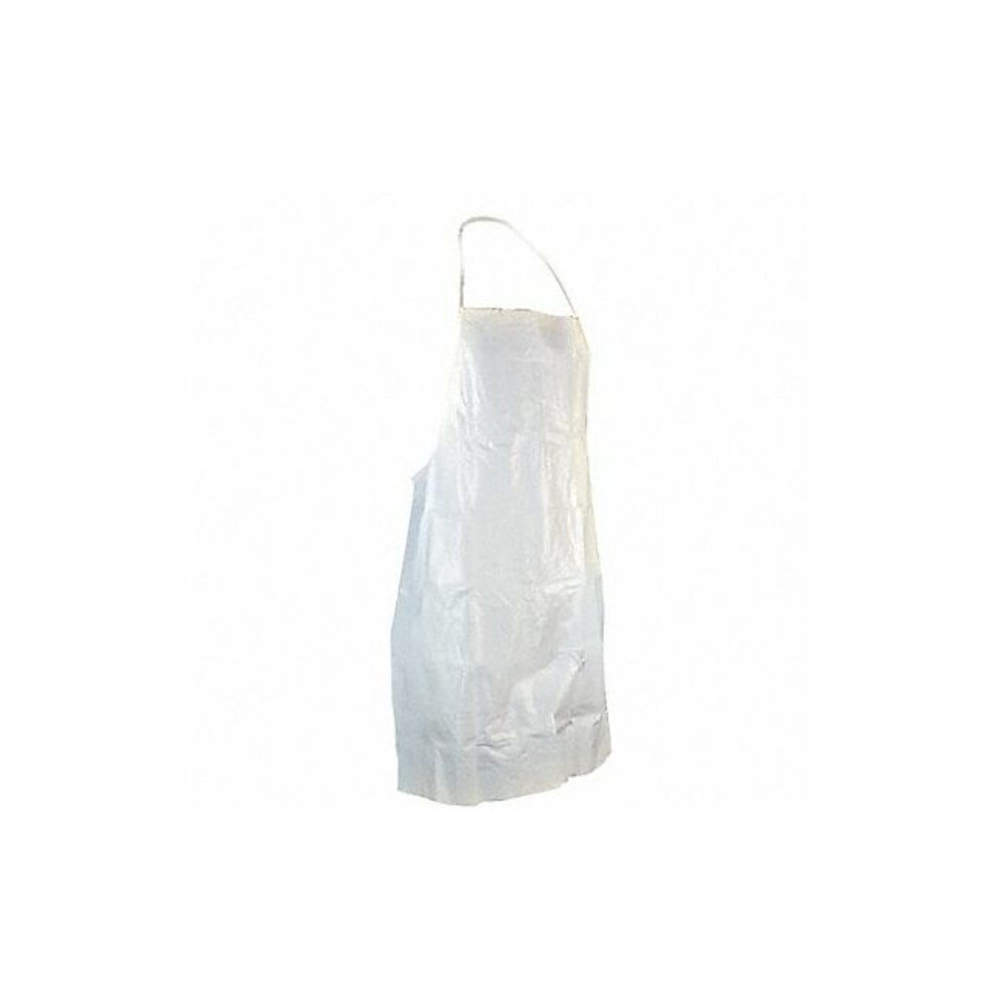 Cellucap Bib Apron,Uni,Wht,Microporous Film,PK100 157 - Walmart.com