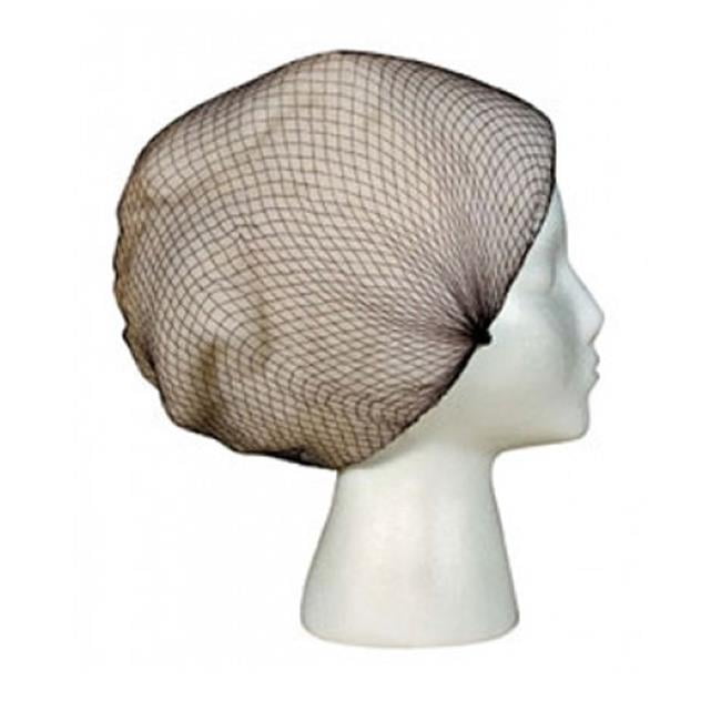 Cellucap HN400BK PEC 22 in. Regular Nylon Light Weight Hair Net, Dark ...