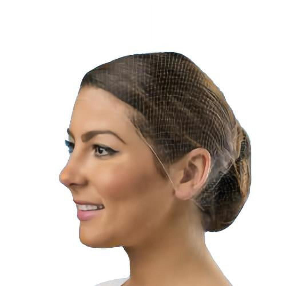 Cellucap - HN500DKBRN - Large Disposable Hair Nets - Walmart.com