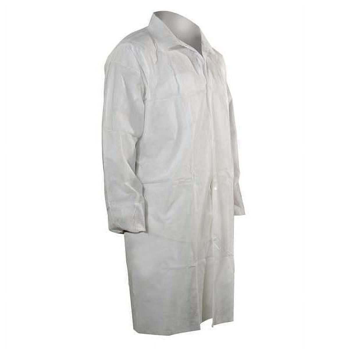 Adult Medical Professional Disposable White Lab Coat by Cellucap, Size ...
