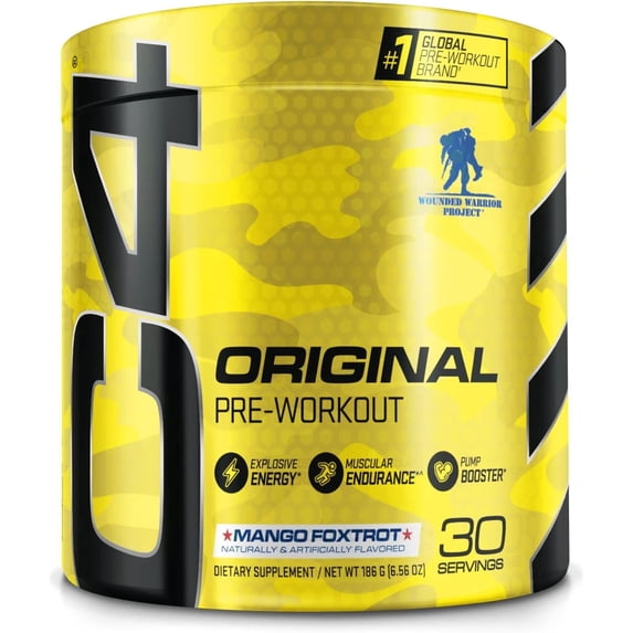 Cellucor C4 Original Pre Workout Powder, Strength & Performance ...