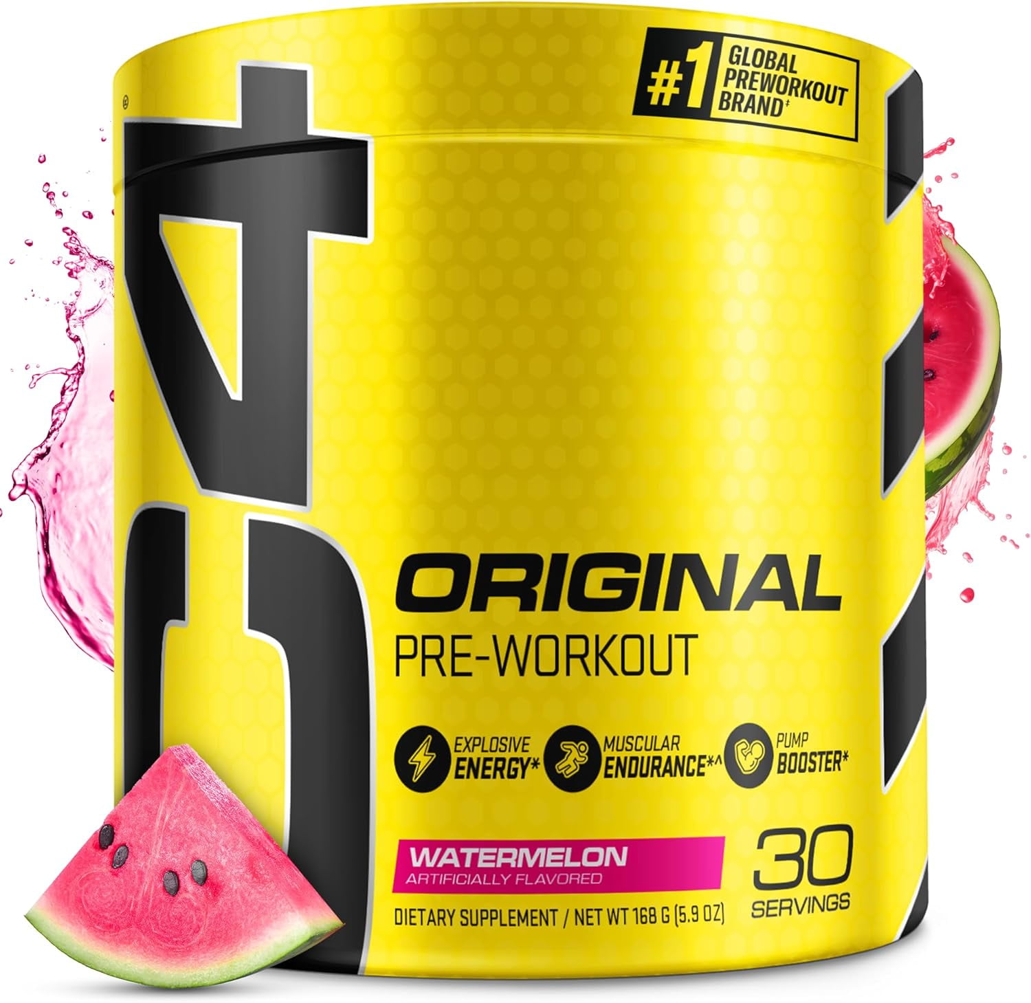 Cellucor C4 Original Pre-Workout Powder, Watermelon, Sugar-Free ...