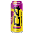 C4U Performance Energy Drink Grape Popsicle 16 oz, Sugar-Free Flavor ...