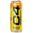 C4 Performance Energy Drink, Hawaiian Pineapple Popsicle, 16oz, Single ...