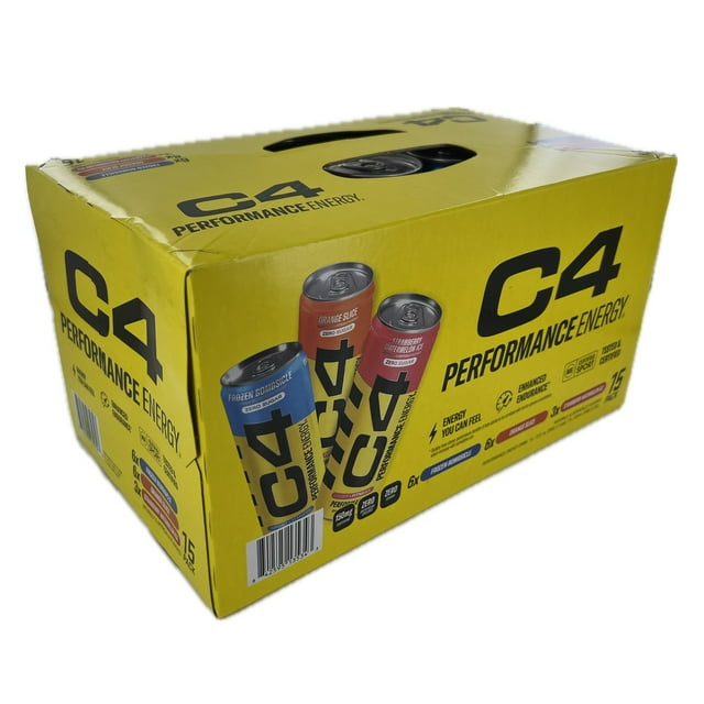C4 Performance Energy Drink, Variety Pack Flavor, Zero Sugar ...