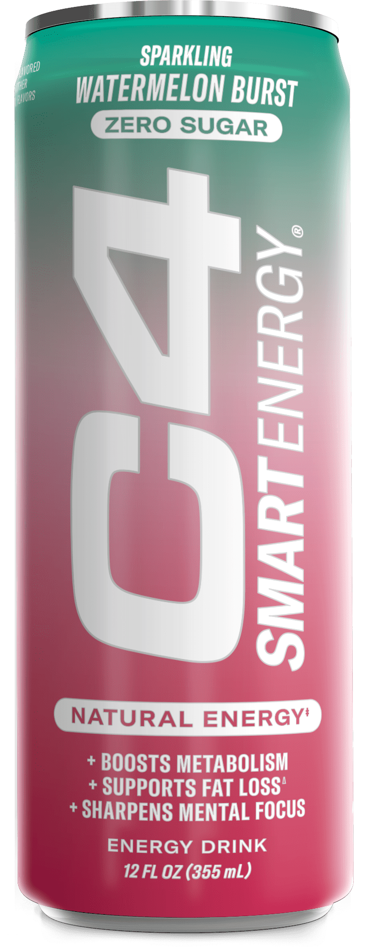 C4 Smart Energy, Sparkling Watermelon Burst, 12oz, Single Can - Walmart.com