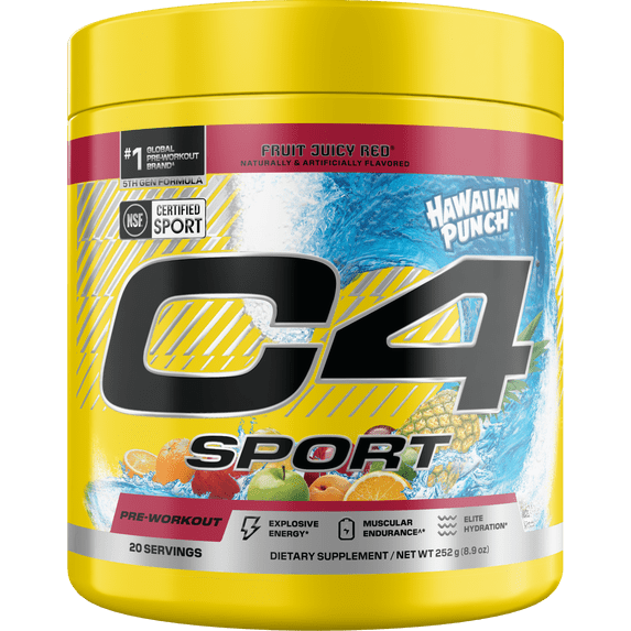 Cellucor, C4 Sport Pre-Workout Powder, 30 Servings, Hawaiian Punch ...