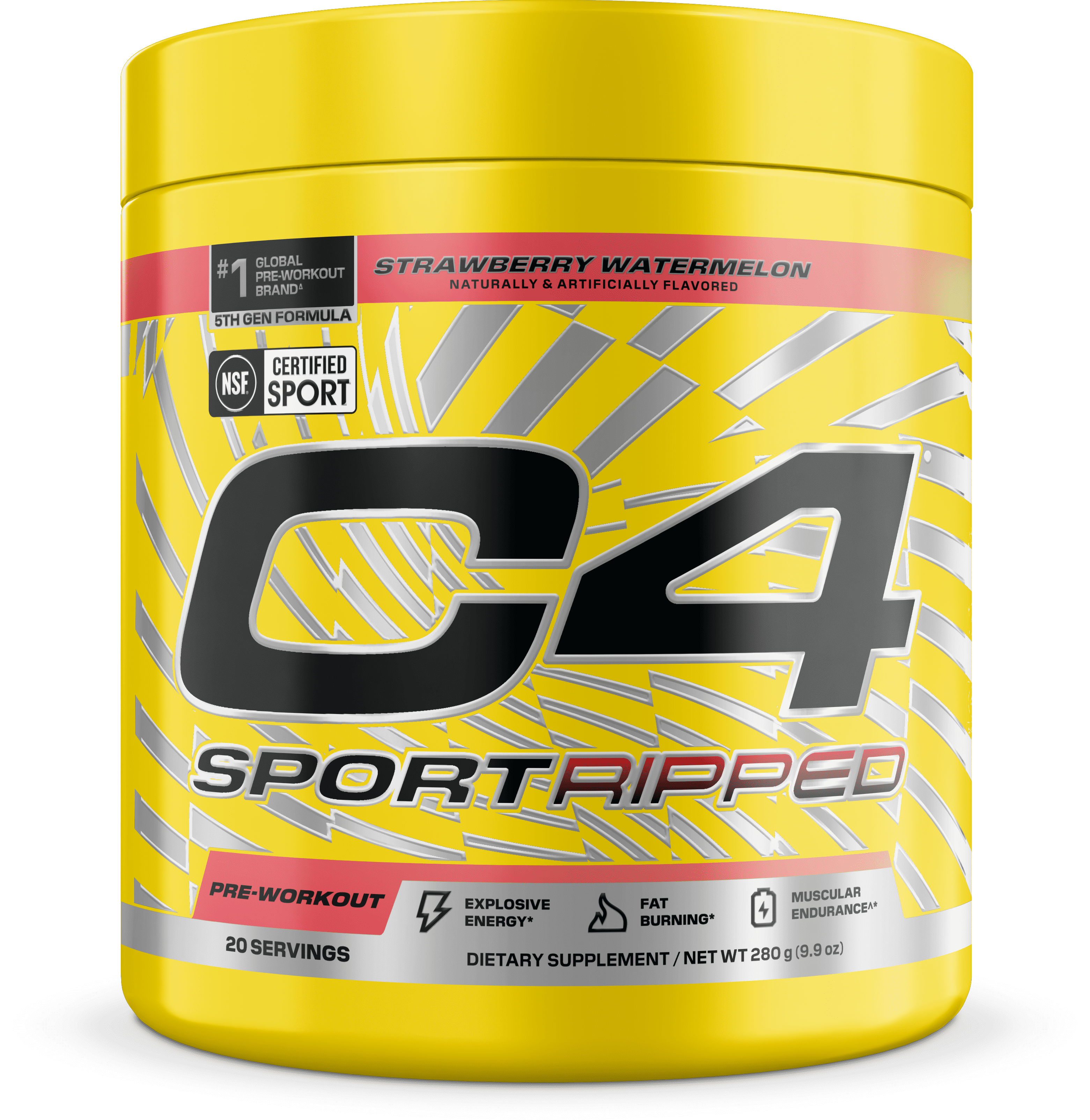 Cellucor C4 Sport Ripped Pre-Workout Powder Strawberry Watermelon 20 ...