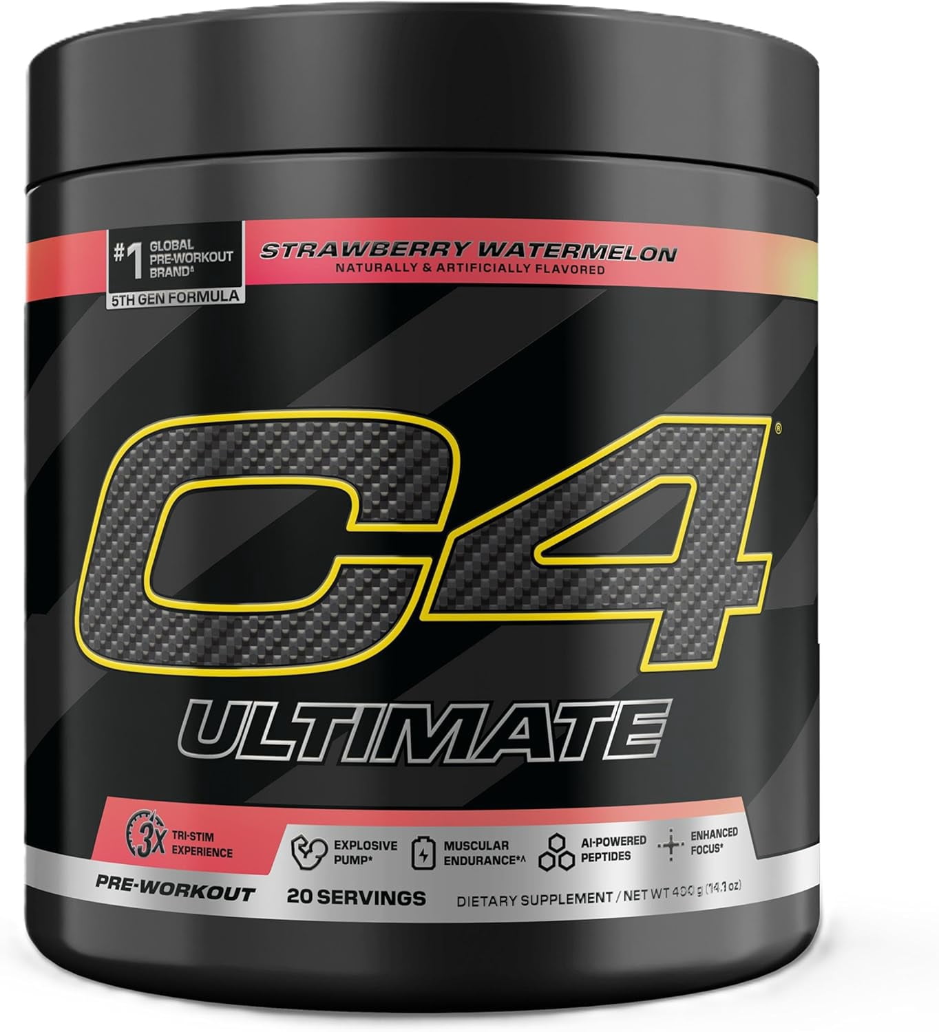 Cellucor C4 Ultimate Pre-Workout Powder, Strawberry Watermelon, 20 ...
