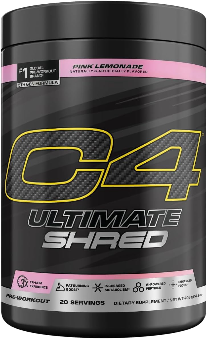 Cellucor C4 Ultimate Shred Pre-Workout Powder, 20 Servings - Walmart.com