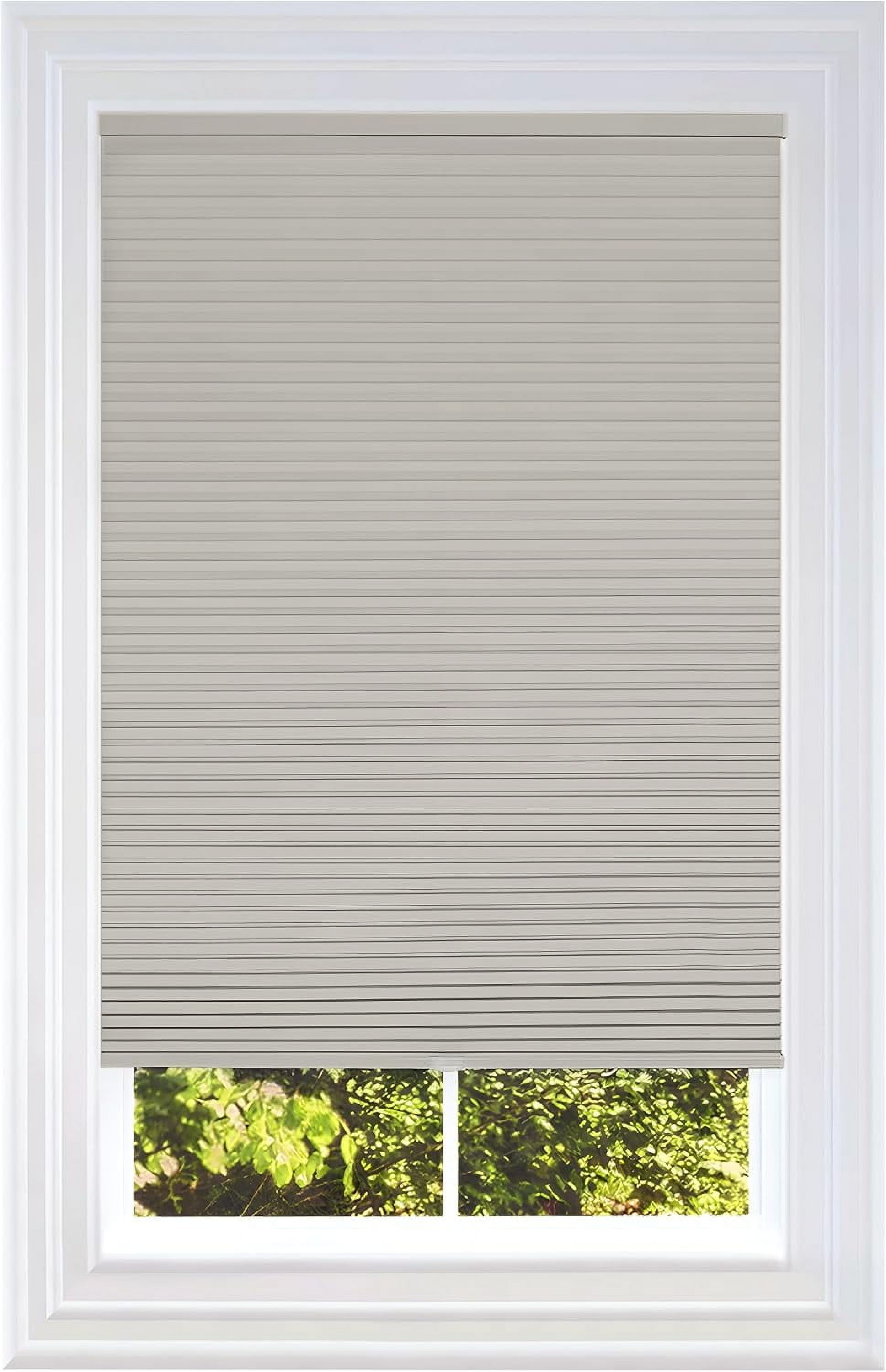 Cellular Cordless Shade, 9/16" Single Cell, Blackout, , Size: 20.5" W x ...