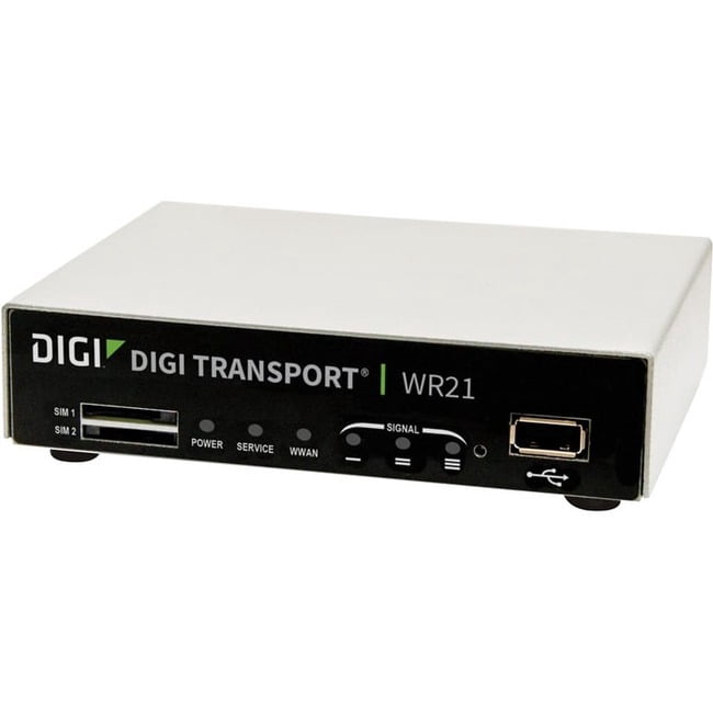 Cellular Router, Digi TransPort WR21 - 4G LTE EMEA/APAC, Dual Ethernet ...
