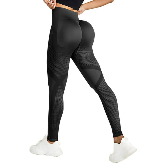 Cellulite Compression 3D Leggings Butt Lift Booty Workout Tights Tummy ...