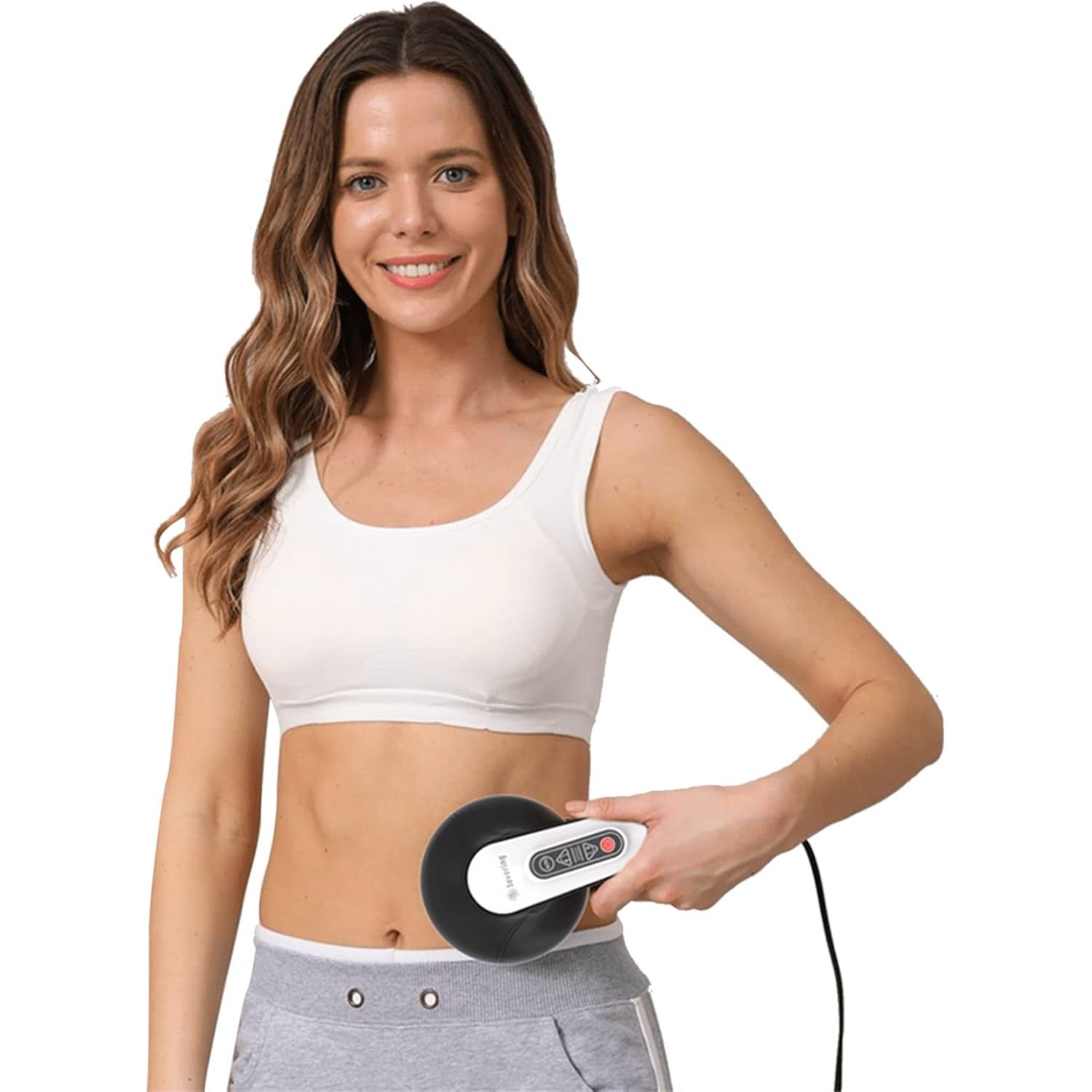 Cellulite Massager with 8 Interchangeable Heads, Body Sculpting Machine for Lymphatic Drainage ...