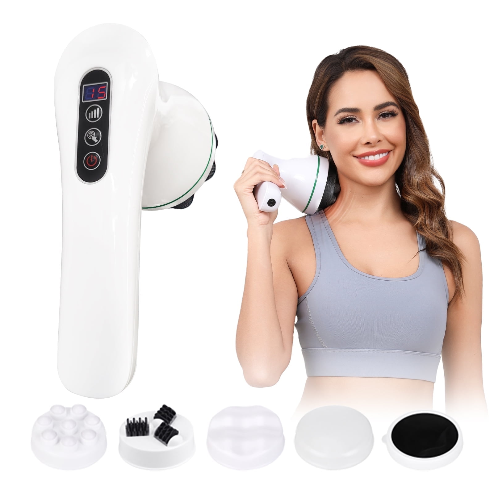 MJK Cellulite Massager Electric Fat Remover Cordless Body Sculpting ...