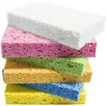 Cellulose Sponges,Heavy Duty Scrub Kitchen Sponge,Clean Tough Messes ...