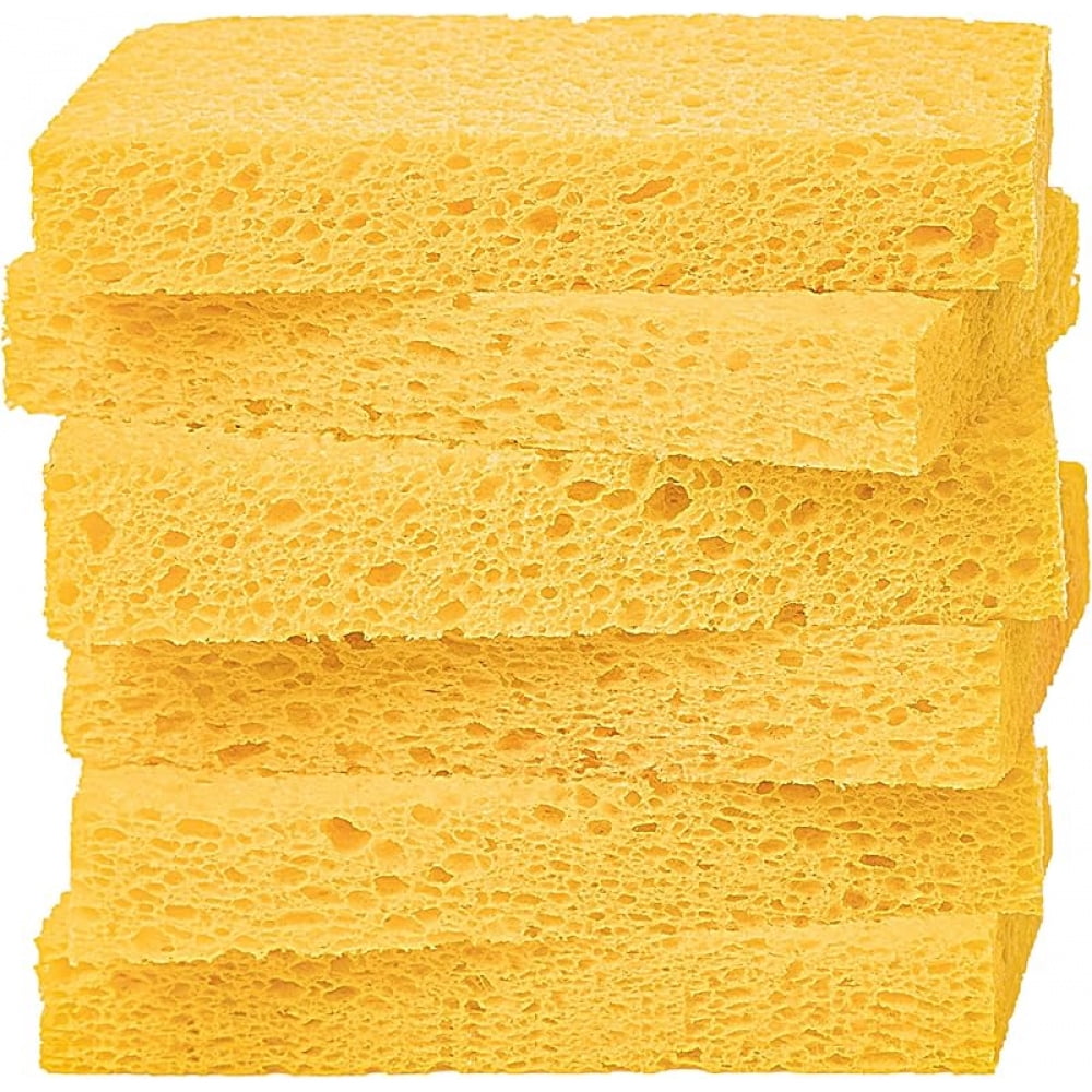 Cellulose Sponges,Heavy Duty Scrub Kitchen Sponge,Clean Tough Messes ...