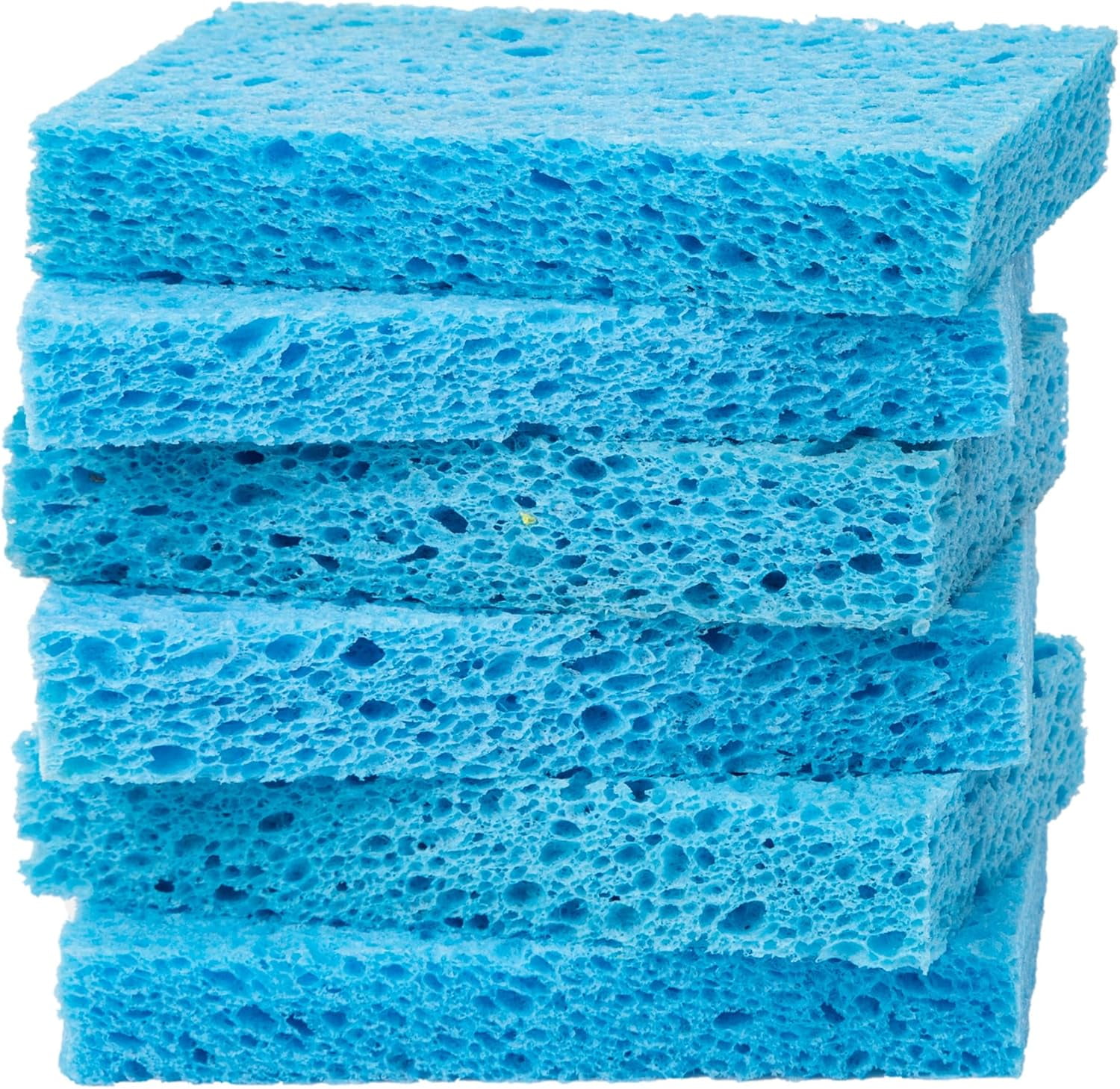 Cellulose Sponges,Heavy Duty Scrub Kitchen Sponge,Clean Tough Messes ...