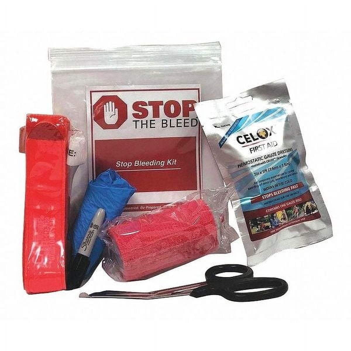 Celox Bleeding Control Kit,8pcs,8.25x4.25",WHT MS-ISBKCT006 - Walmart.com