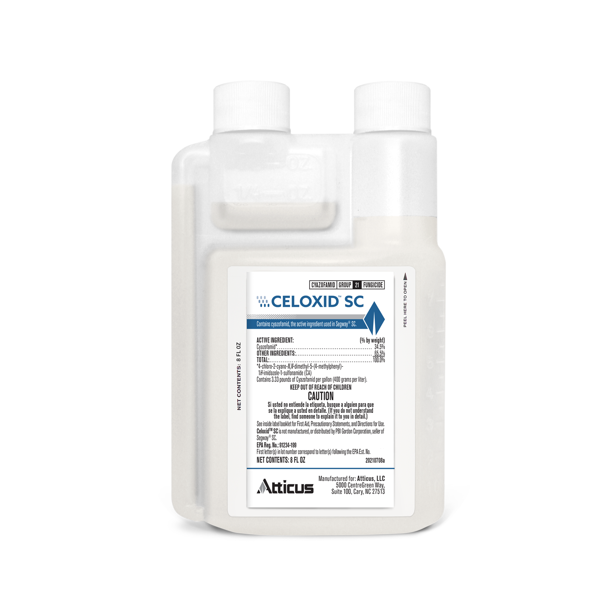 Celoxid SC Cyazofamid Fungicide (8 oz) by Atticus (Compare to Segway SC ...