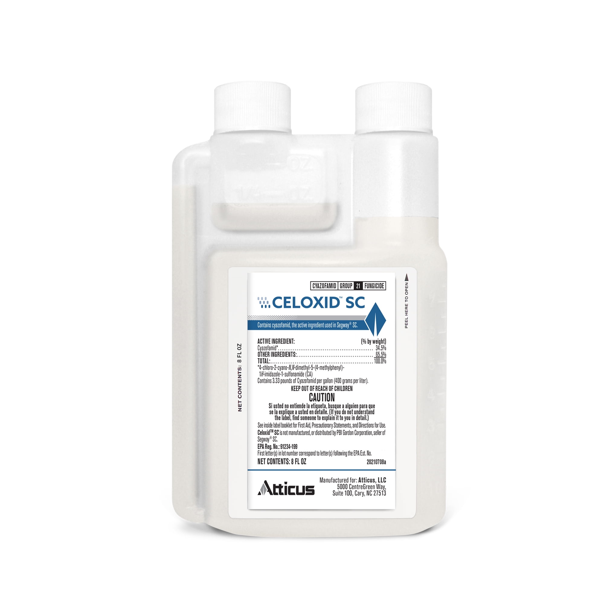 Celoxid SC Cyazofamid Fungicide (8 oz) by Atticus (Compare to Segway SC ...