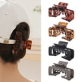 Celquain Geometric Square Hair Claw Clip for Hats – Low Profile Flat ...