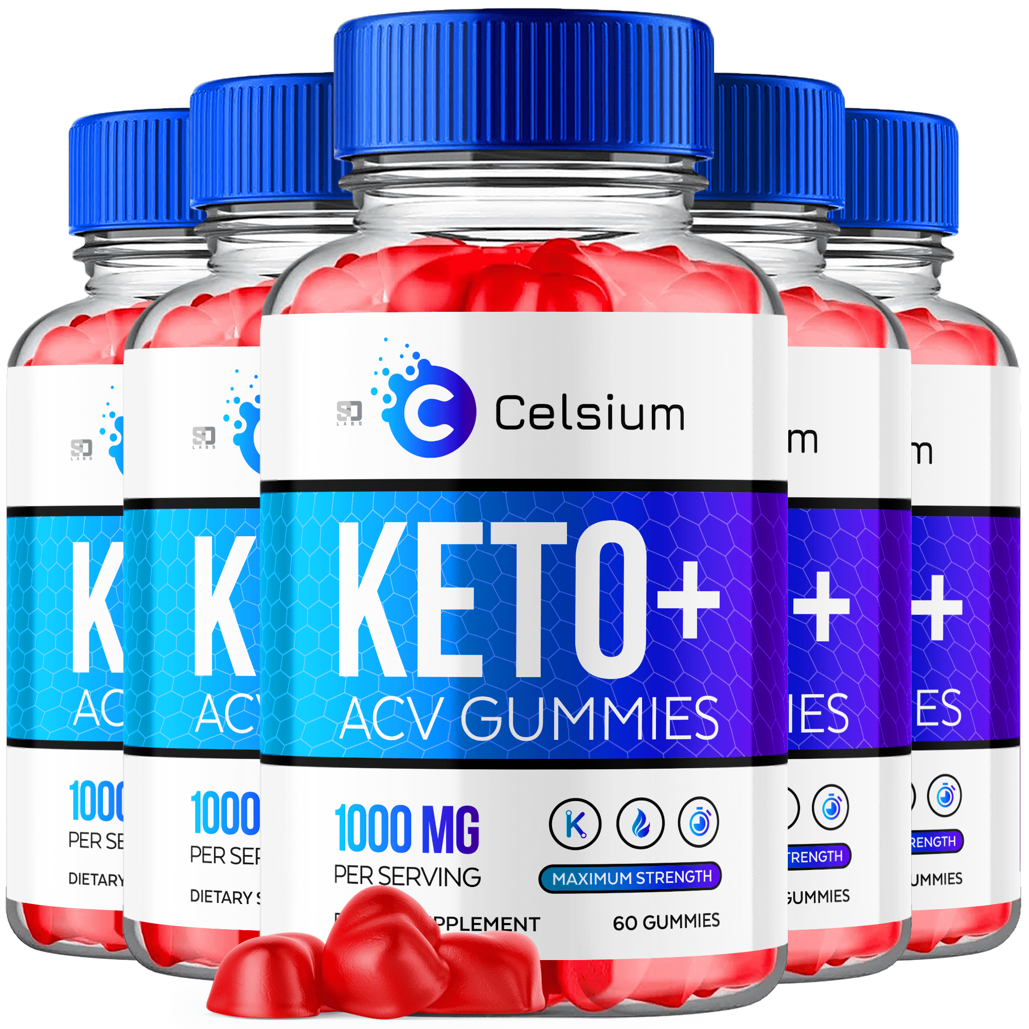 Celsium Keto ACV Gummies Apple Cider Vinegar Vitamin B12 Supplement 5 ...