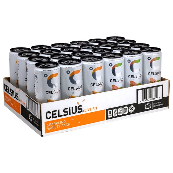 Celsius® BEVERAGE,CELSIUS,24PK 889392006810 - Walmart.com