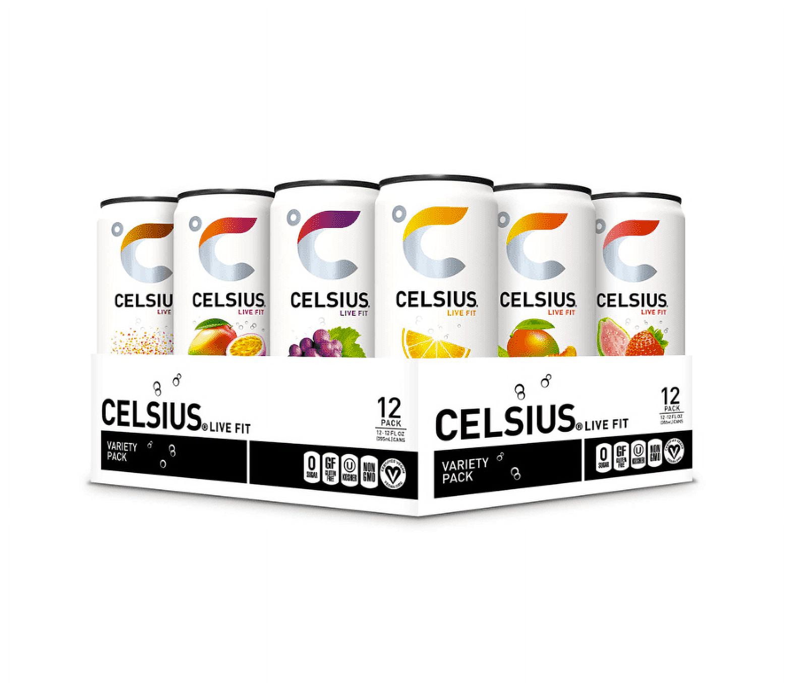 Celsius Energy Drink Variety Pack - 12 Flavors, 12 Nepal | Ubuy