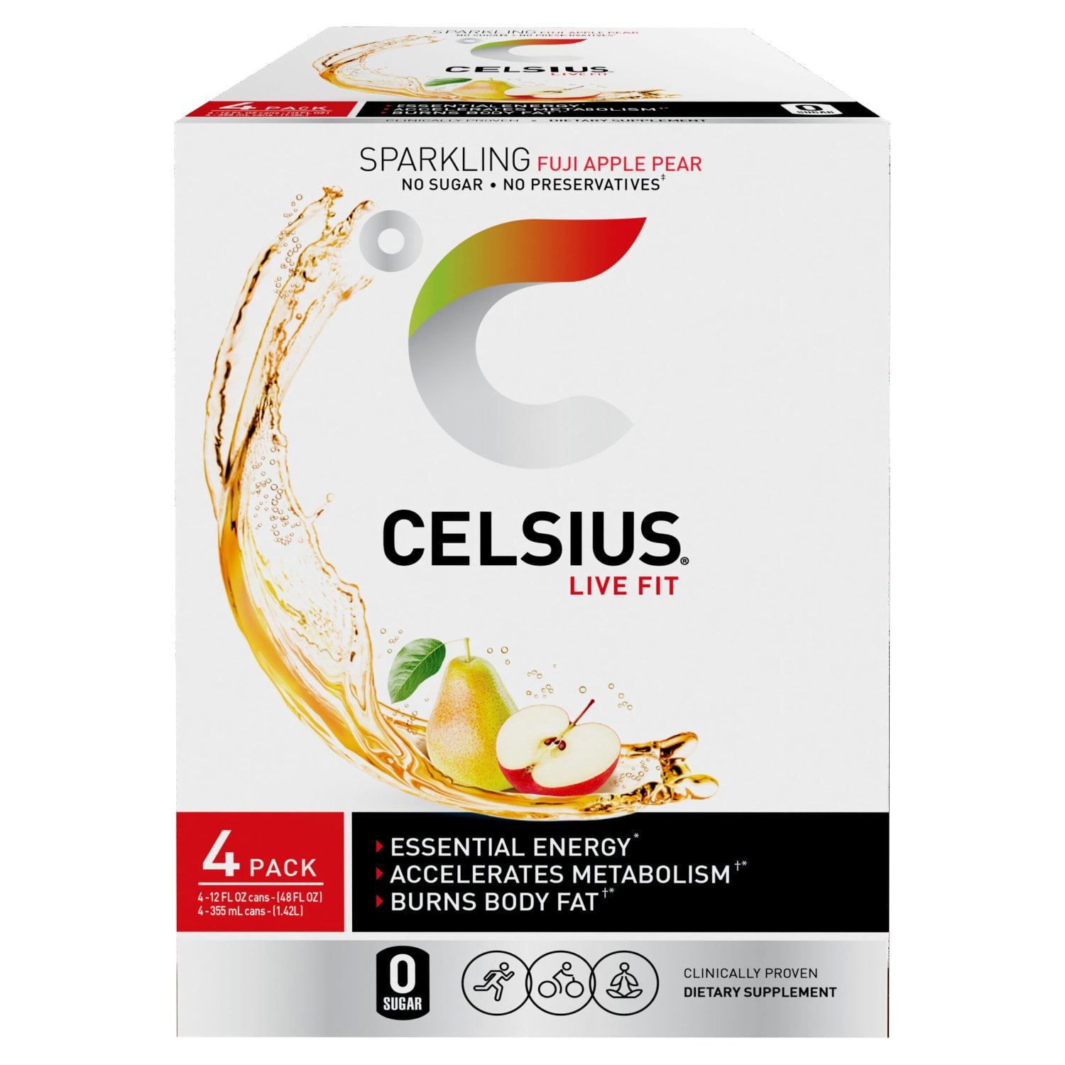 Celsius Fuji Apple Pear 48 oz Package May Vary - Walmart.com