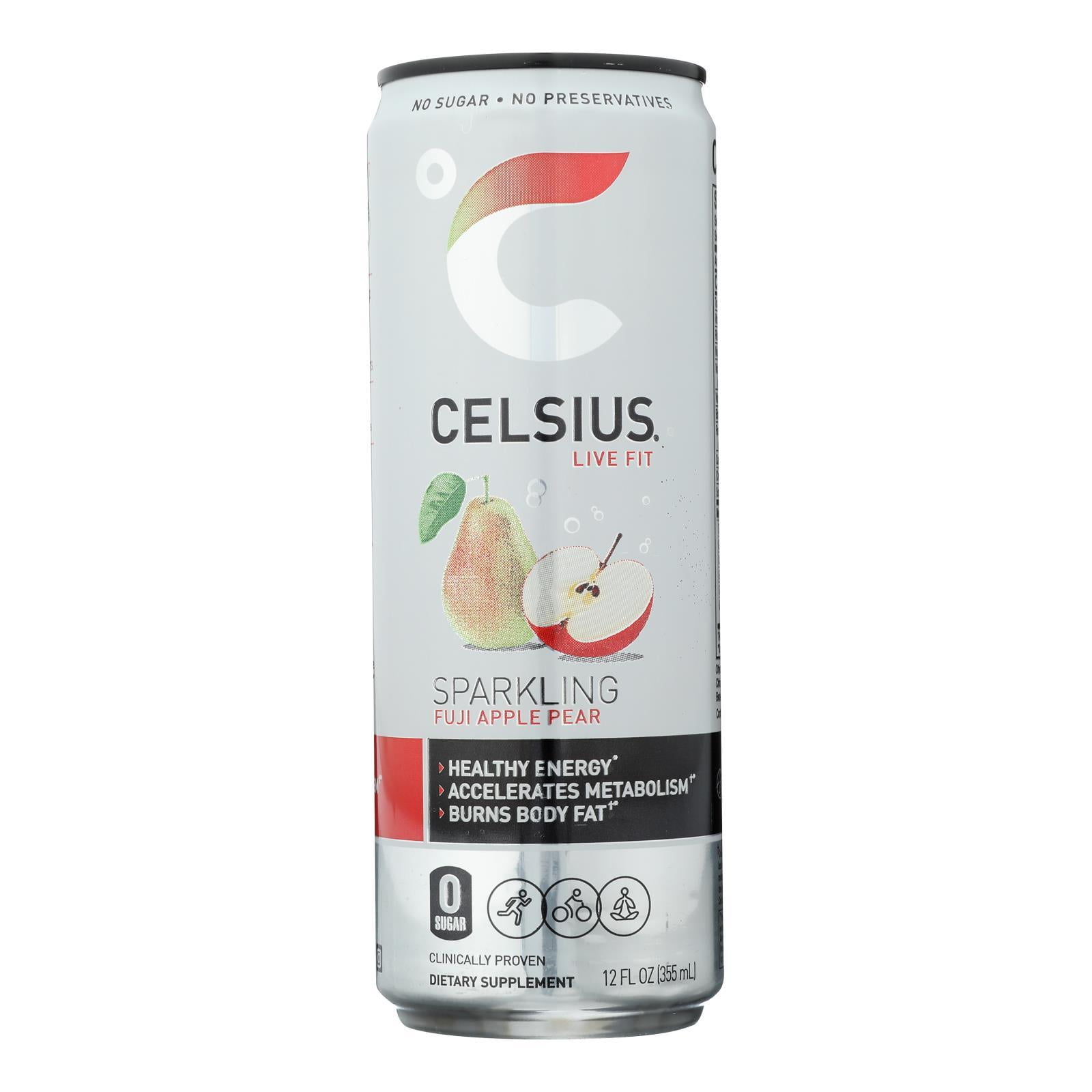 Celsius Inc. - Drink Sparkling Apple Pear - Case of 12 - 12 FZ ...