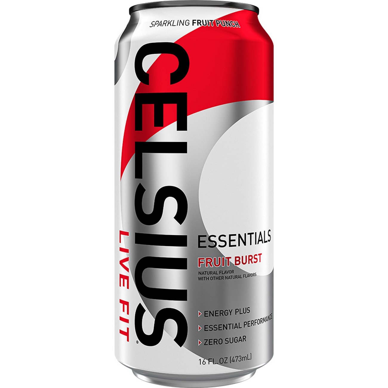 Celsius Live Fit Essentials Energy Drink - Sparkling Fruit Burst - 16 ...