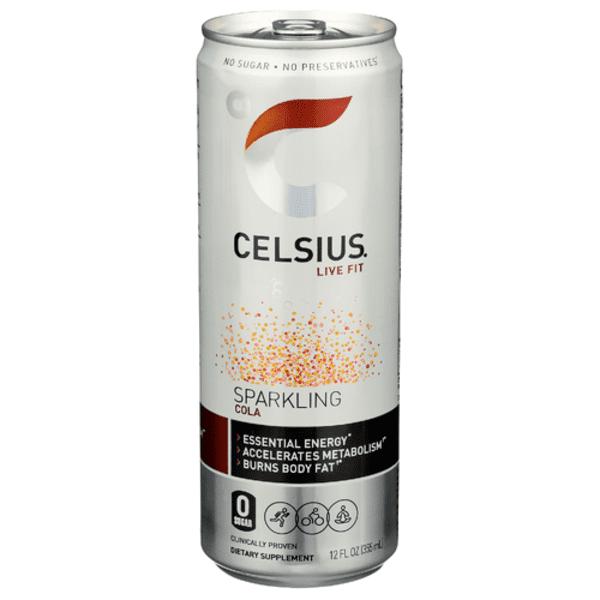 Celsius Sparkling Cola Energy Drink 12 fl oz - Walmart.com