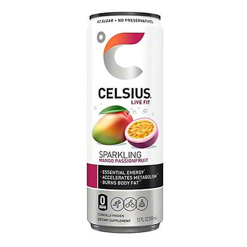 Celsius Sparkling Mango Passionfruit, 12 oz Package may vary - Walmart.com