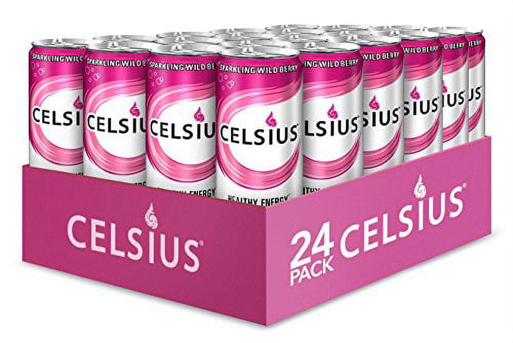 Celsius Sparkling Wild Berry, 12-Ounce Cans (Pack of 24) - Walmart.com