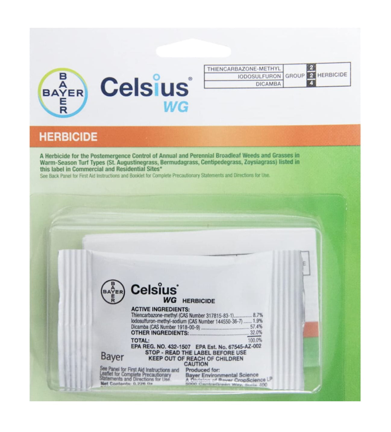 Celsius WG Postemergence Herbicide - Controls Weeds - 0.226 fl oz ...