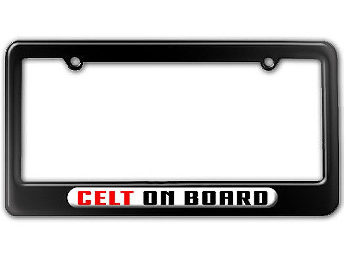 Celt On Board - Celtic Irish Scottish License Plate Frame - Walmart.com