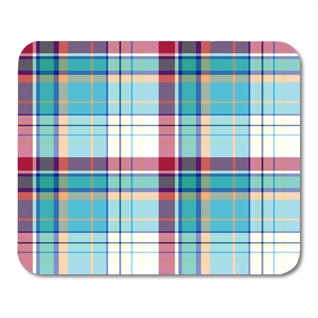 Celtic Abstract Madras Plaid Pattern Britain Check Mousepad Mouse Pad ...
