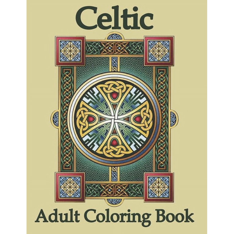 celtic crosses coloring pages
