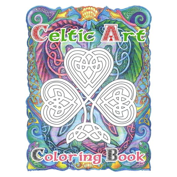 Celtic Art Coloring Book: Celtic Art and Mandalas Coloring Book fir ...