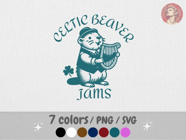 Celtic Beaver Jams Png Svg Files, Sarcastic St Patrick's Day Humor ...