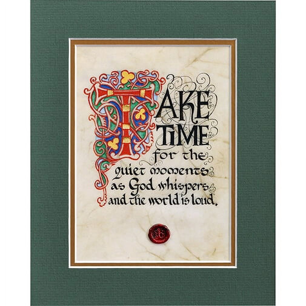 Celtic Card Company Irish God Whispers Unframed Green Matt Print Home ...