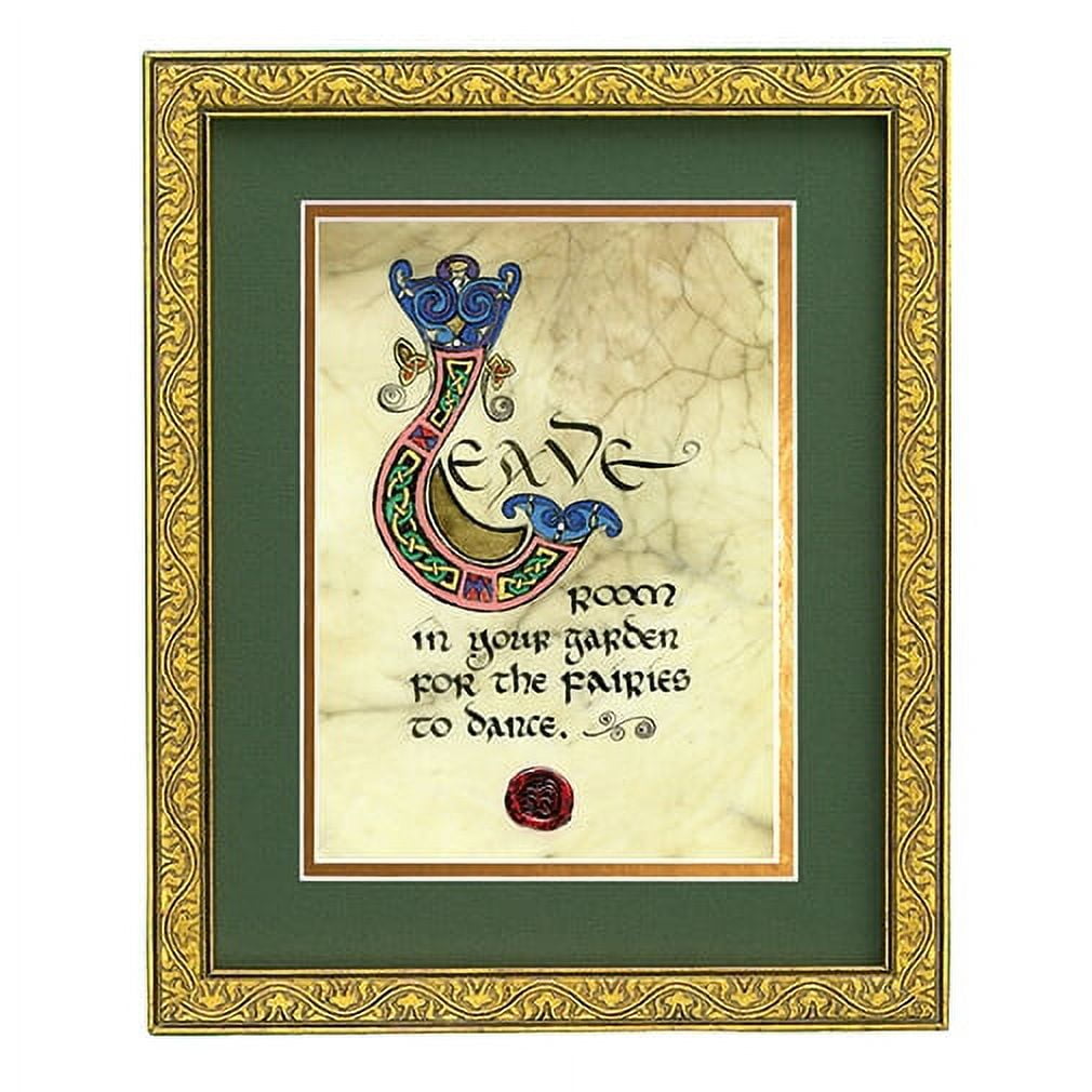 Celtic Card Company Irish Leave Room in Your Garden Unframed Green ...