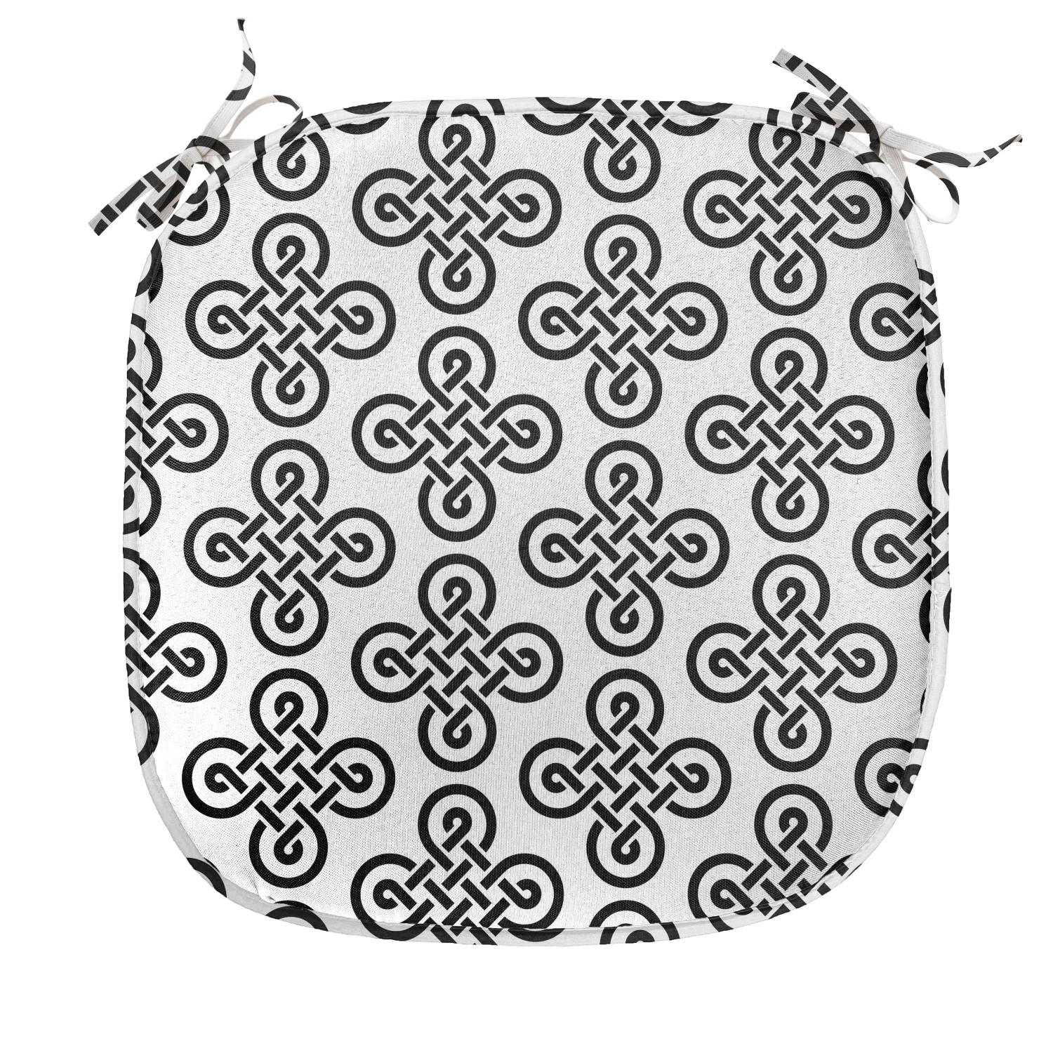 Celtic Chair Seating Cushion, Old-Fashion Irish Knot Motifs in ...
