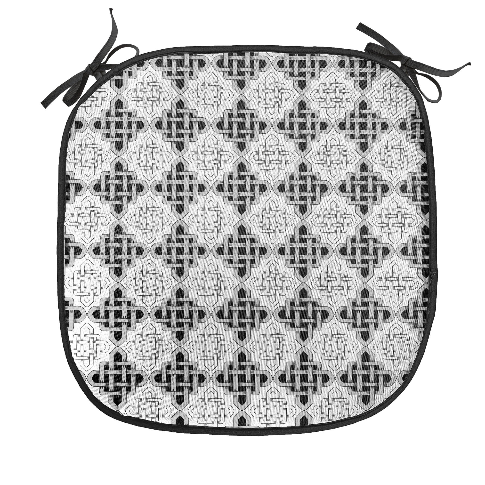 Celtic Chair Seating Cushion, Scandinavian Celtic Regular Interlace ...