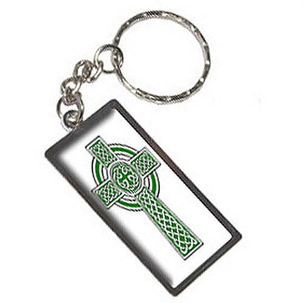 Celtic Christian Cross Irish Ireland Scotland Keychain Key Chain Ring ...